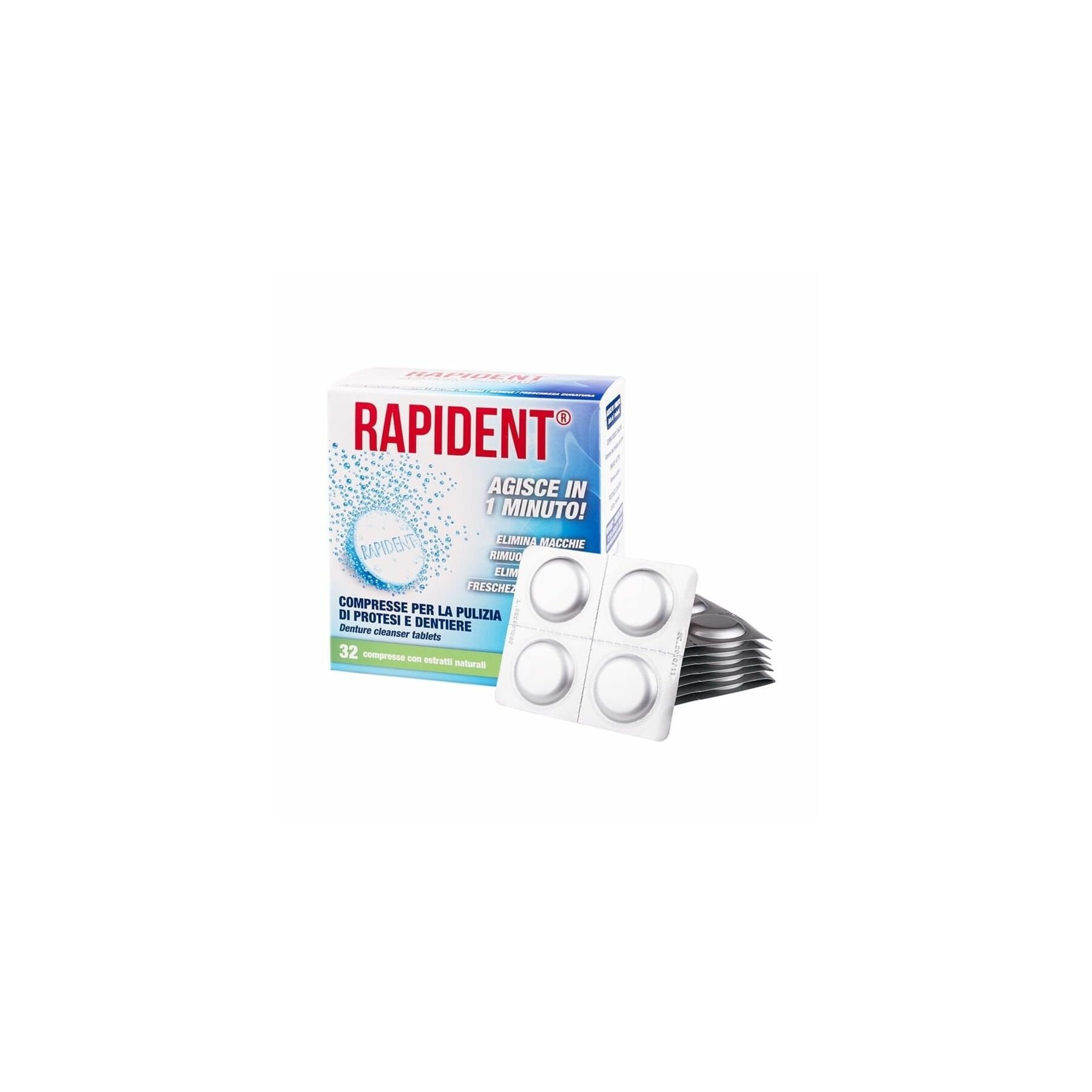L'Angelica Rapident - tabletki do czyszczenia protez i ruchomych aparatów ortodontycznych 32 szt ...