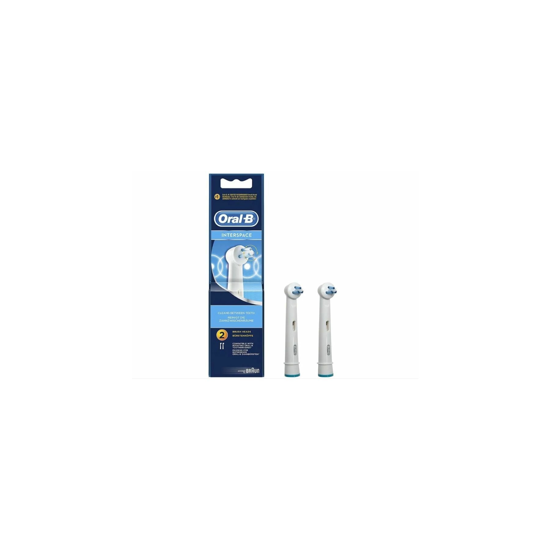 Zestaw dwóch końcówek Oral-B Interspace IP17 - Denthelp.pl