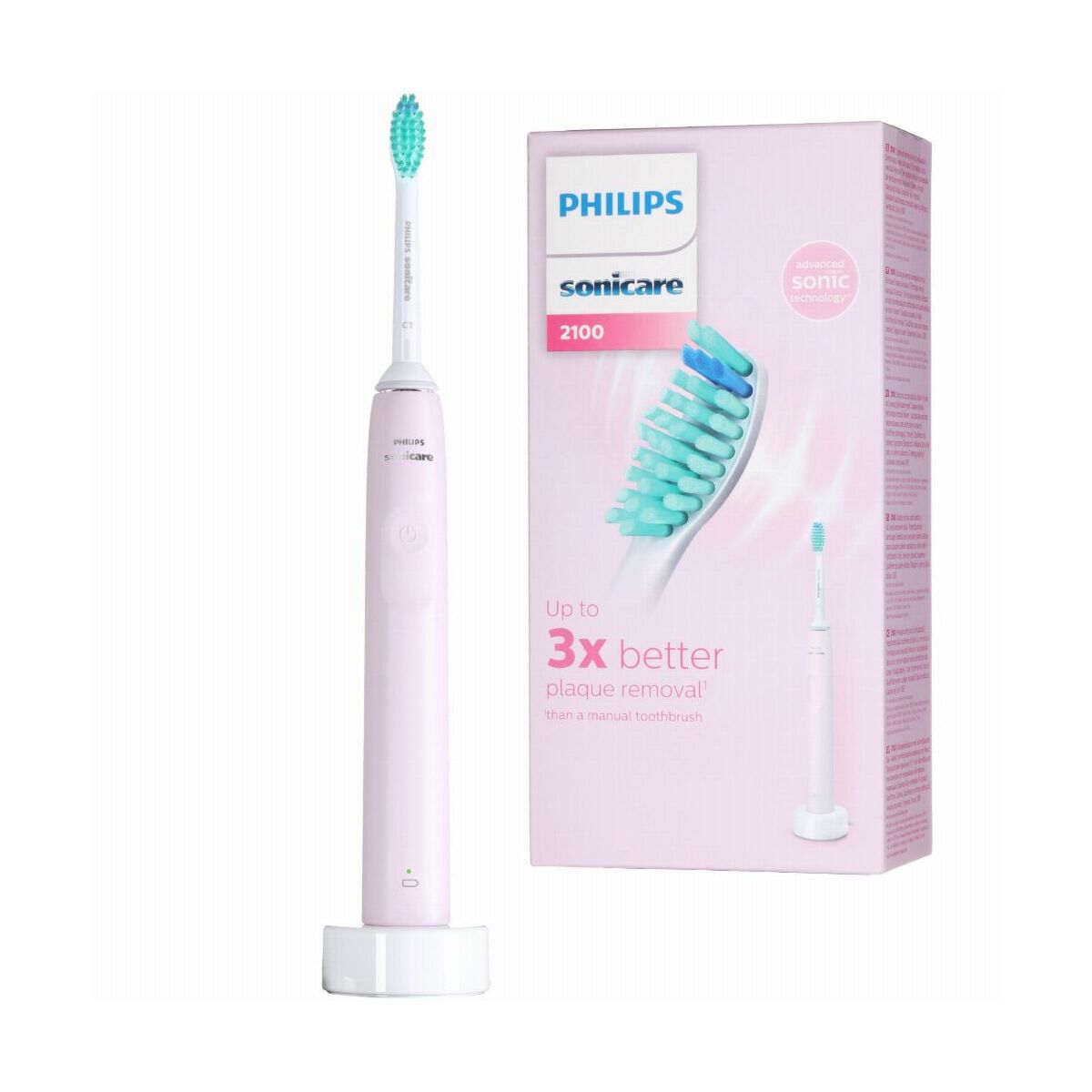 Philips Sonicare Series 2100 Pink HX3651/11 – różowa szczoteczka soniczna do zębów - Denthelp.pl