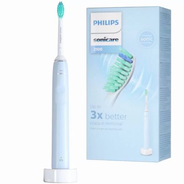 Szczoteczka soniczna Philips Sonicare Series 2100 Blue HX3651/12 - Denthelp.pl